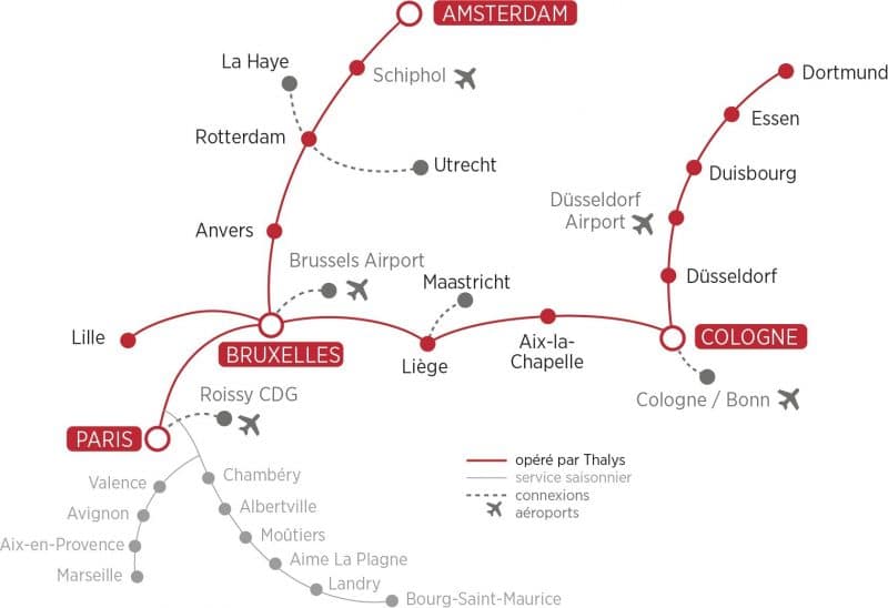 Thalys : tout savoir avant de réserver un billet de train